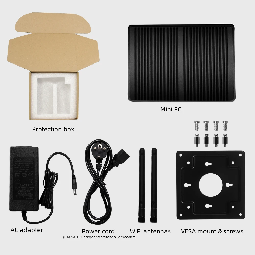Office Mini Pc Computer With I3 I7 I5 7267u 7th Gen Dual Core Thin ...