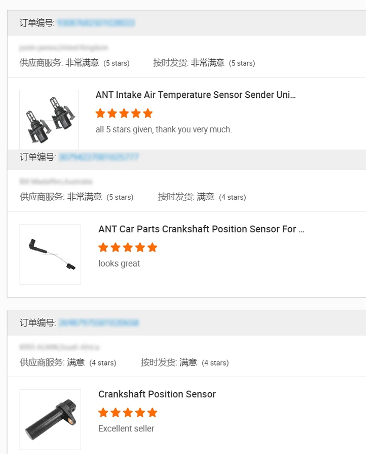 Auto Spare Parts Knock Sensor 1S7Z12A699BB LF0118921A LF0118921Z05 for ...