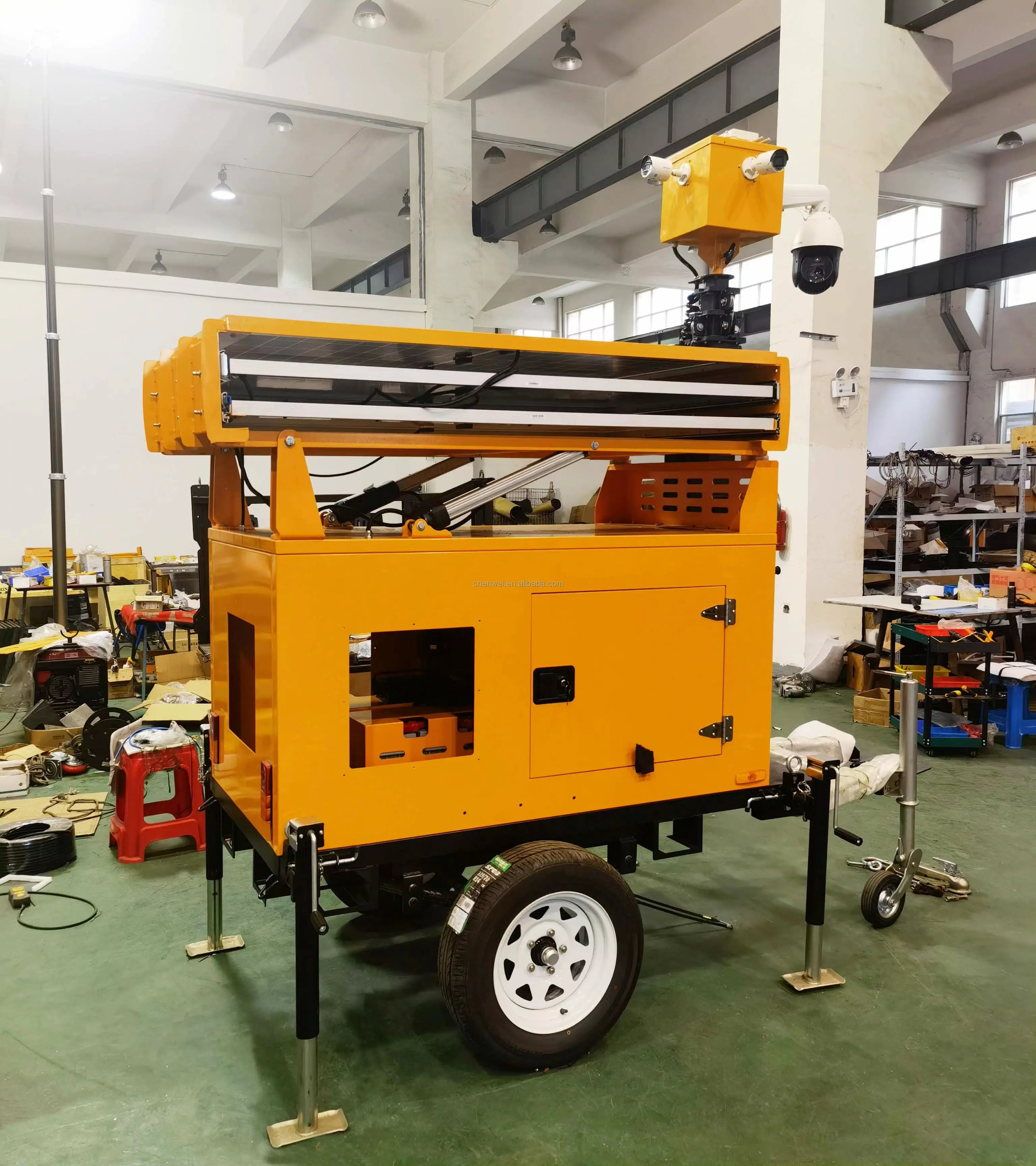 Manual Winch Telescopic Mast Masts Light Tower For Wireless Antenna - Buy Mobile ...