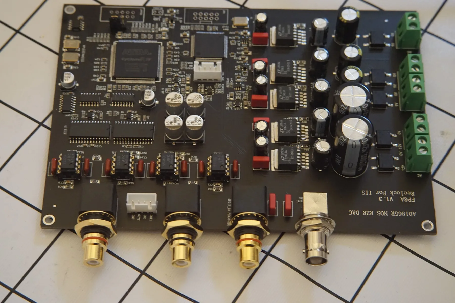 PACKBOXPRICE New Dual AD1865R NOS DAC Vinyl Style Decoder Board