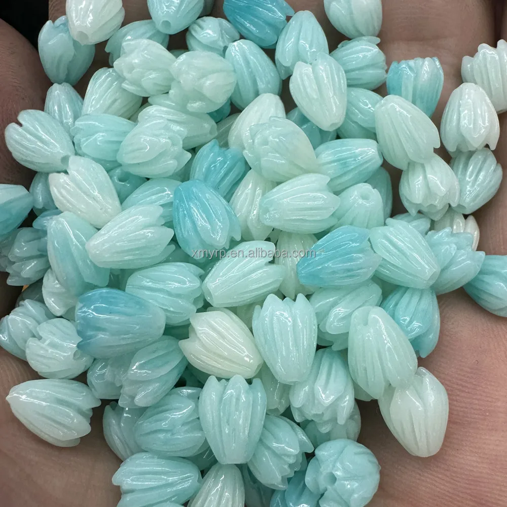 8mm 10mm Carved Hawaiian Shell Flower Charms Beads Natural Shell Mother ...