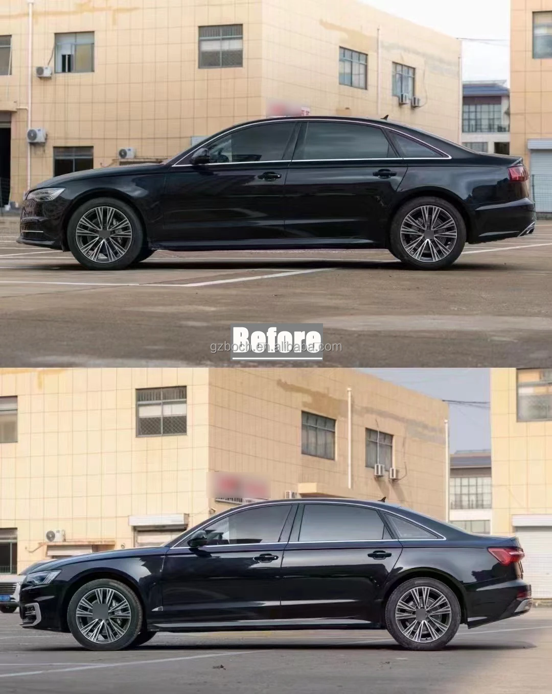 A6 C7 to C8 Bodykit for Audi A6 C7 (2012) – Upgrade Bumper, Engine Hood ...