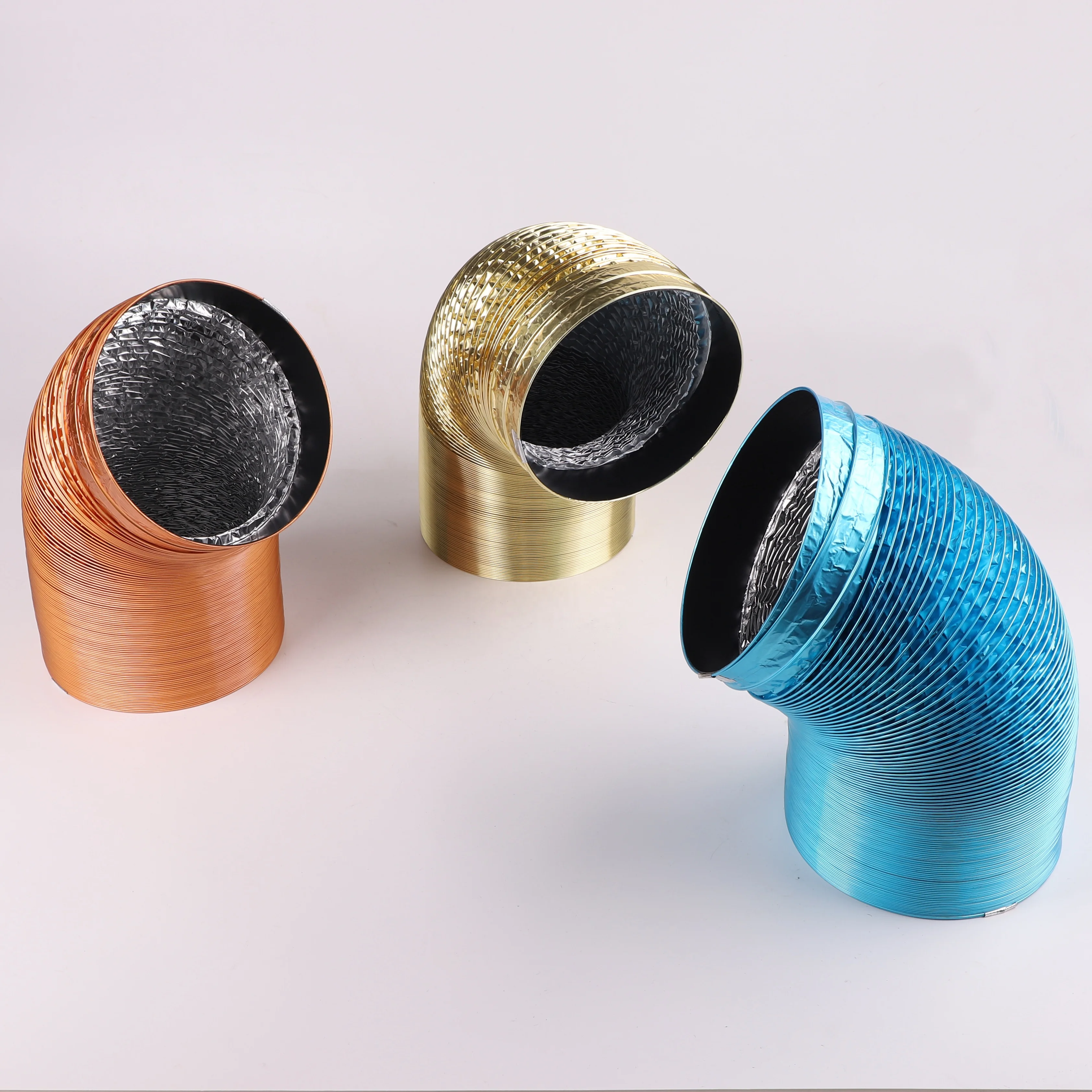 ac duct 4 inch aluminum pipe 4 inch aluminium foil flexible duct pipe ...