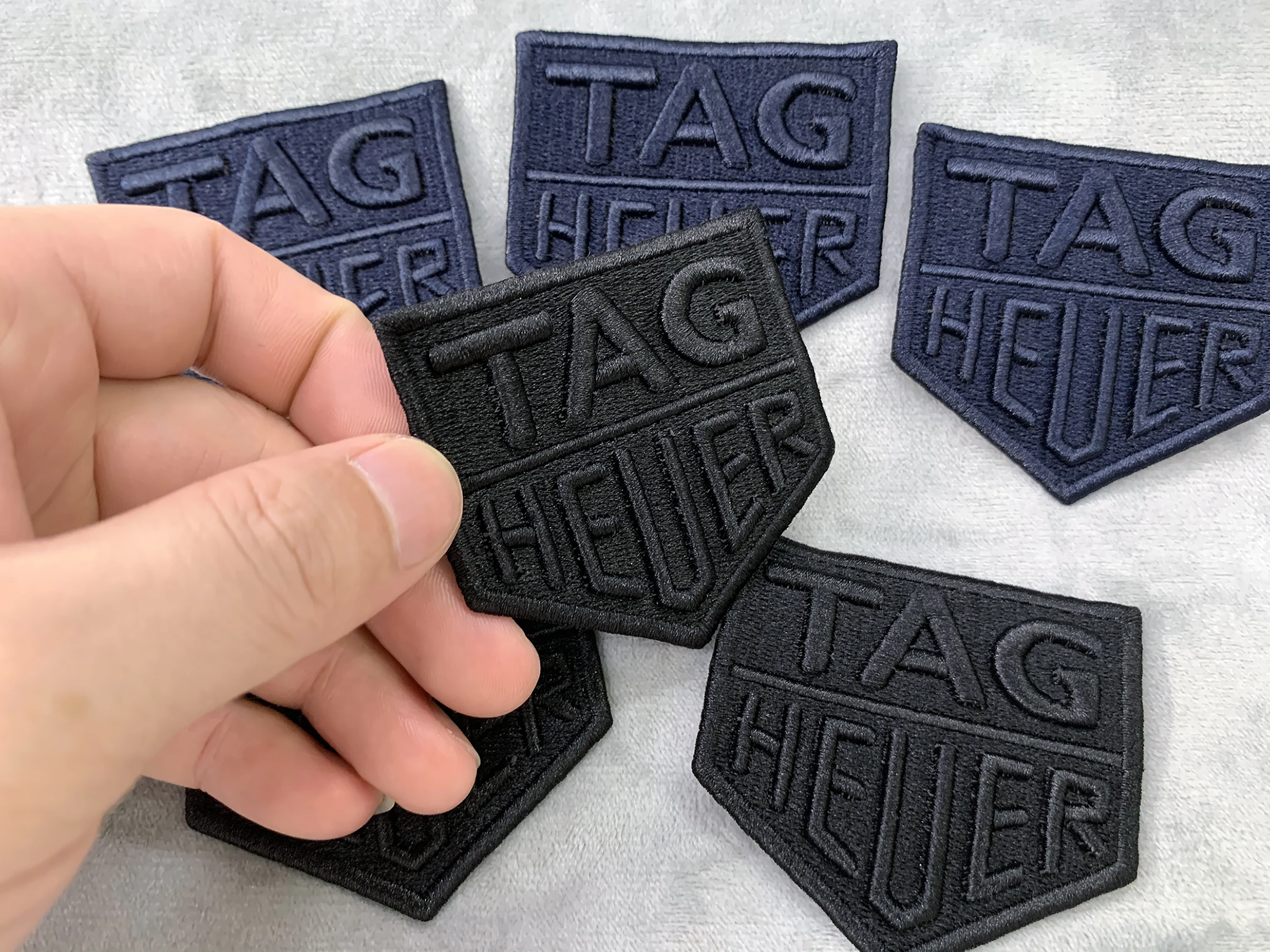 Custom Cheap Flight Textile Key Jet Tag Chain Fabric Embroidery ...