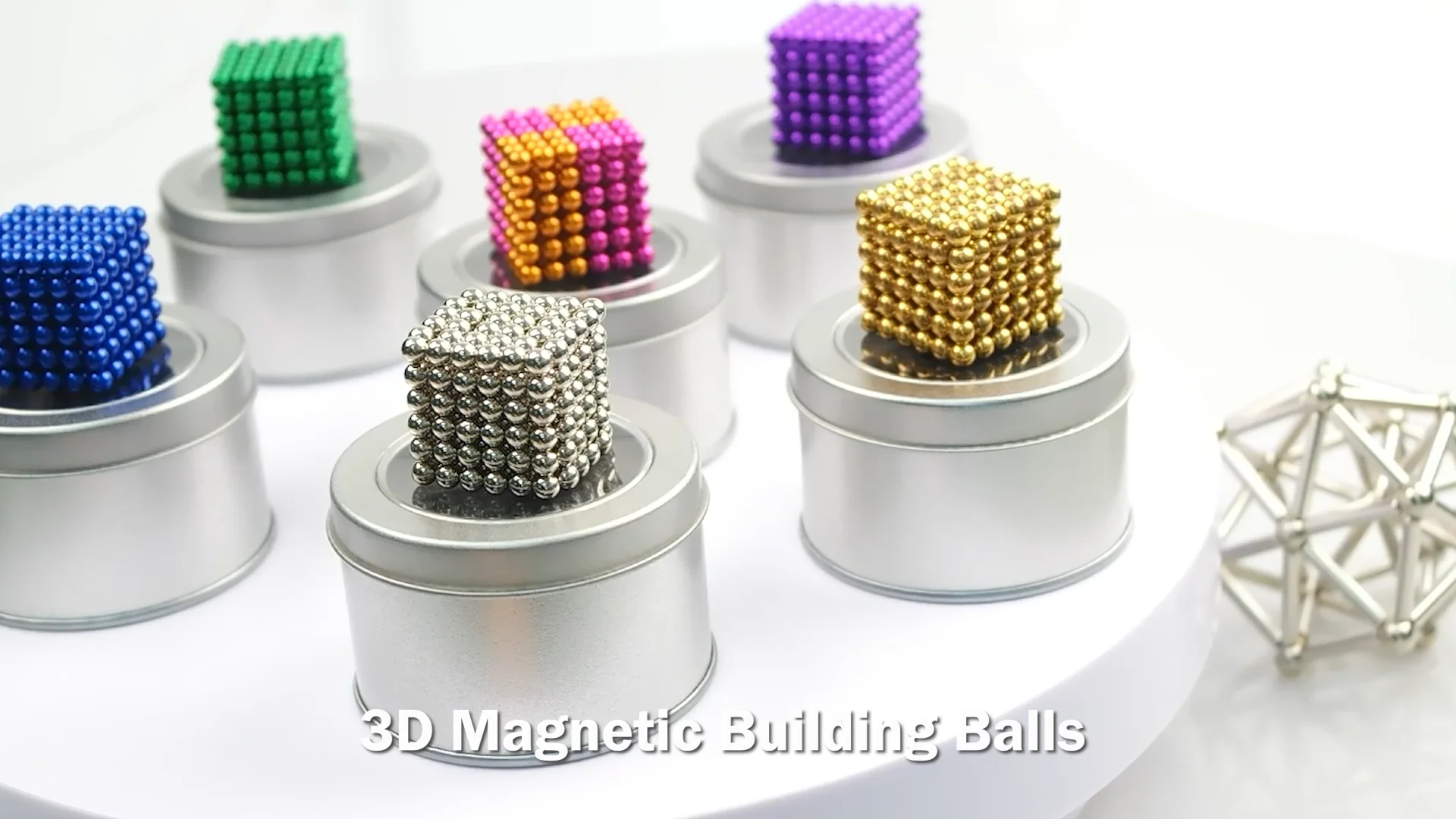 Big Size Hot Powerful Rainbow Ndfeb Iron Boron Diameter 33mm Balls With ...