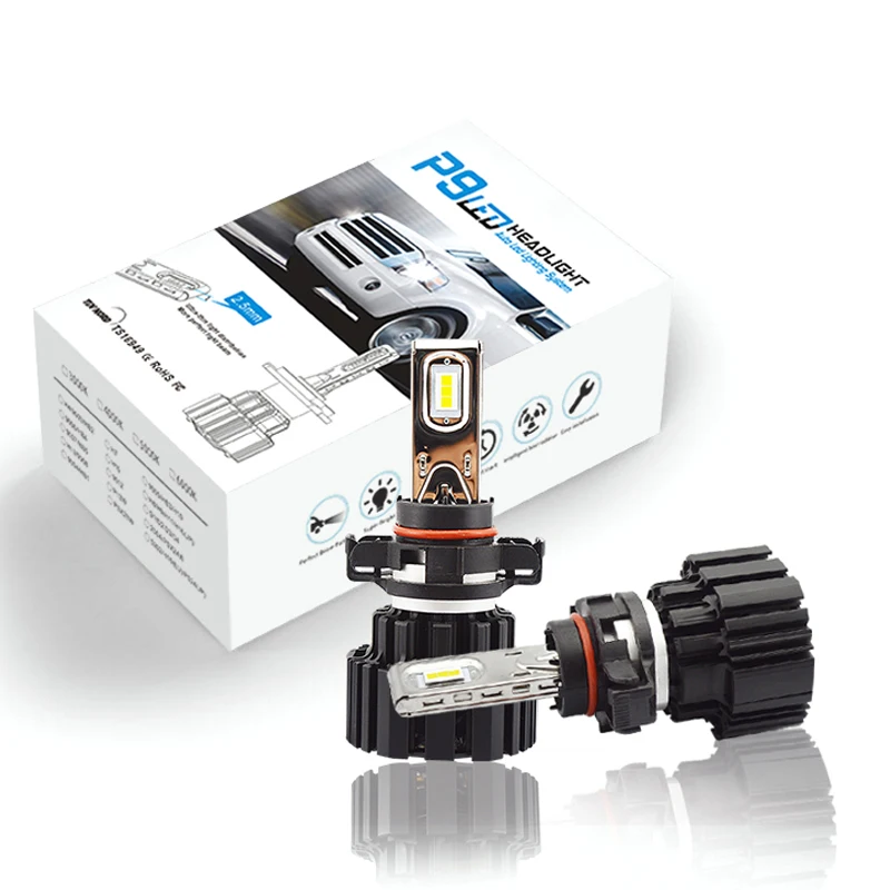 Flydee Aa Grade Quality 100w 13600lm P9 Led Car Light D2 H7 9005 H8 D1s ...