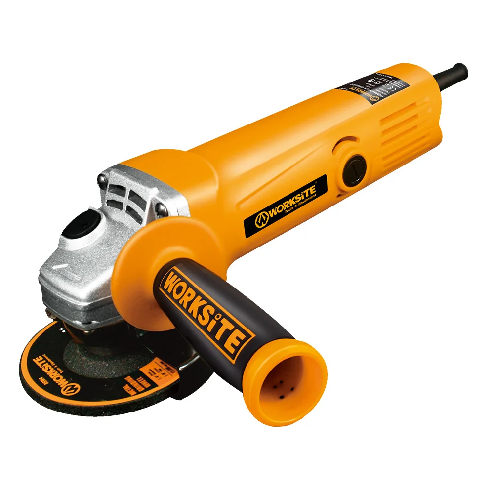 WORKSITE Electric Angle Grinder 100mm Metal Cutting Grinding Portable ...