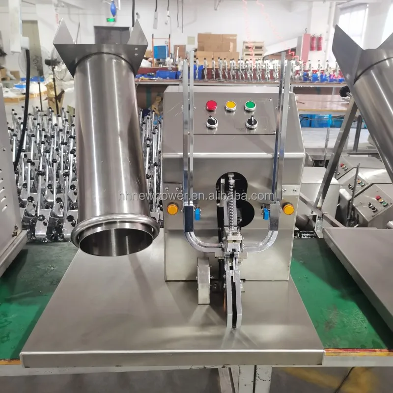 Electric Vegetable Net Bag Clipper Machine Orange Mesh Bag Sealer ...