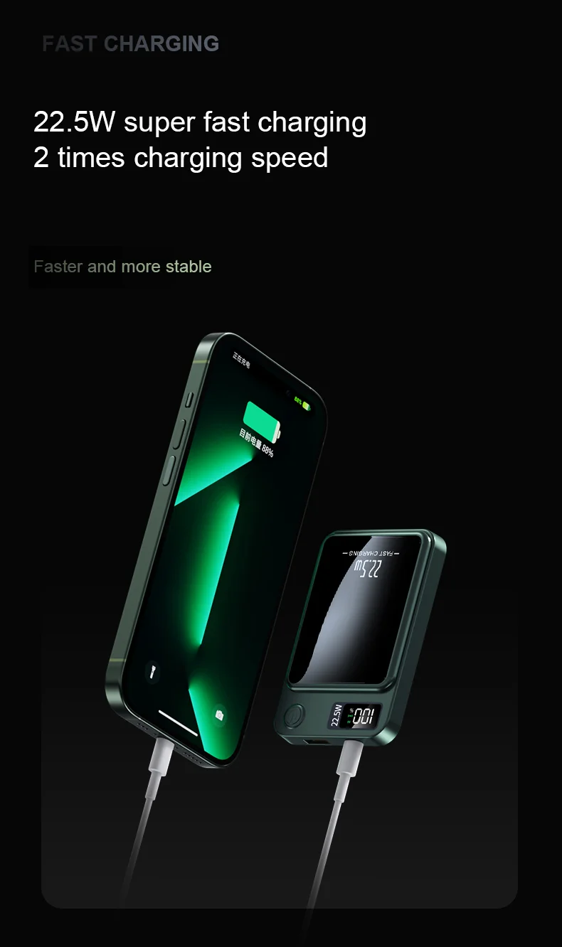 MXH 10000mah Battery Pack - Portable, Fast Charging Power Bank