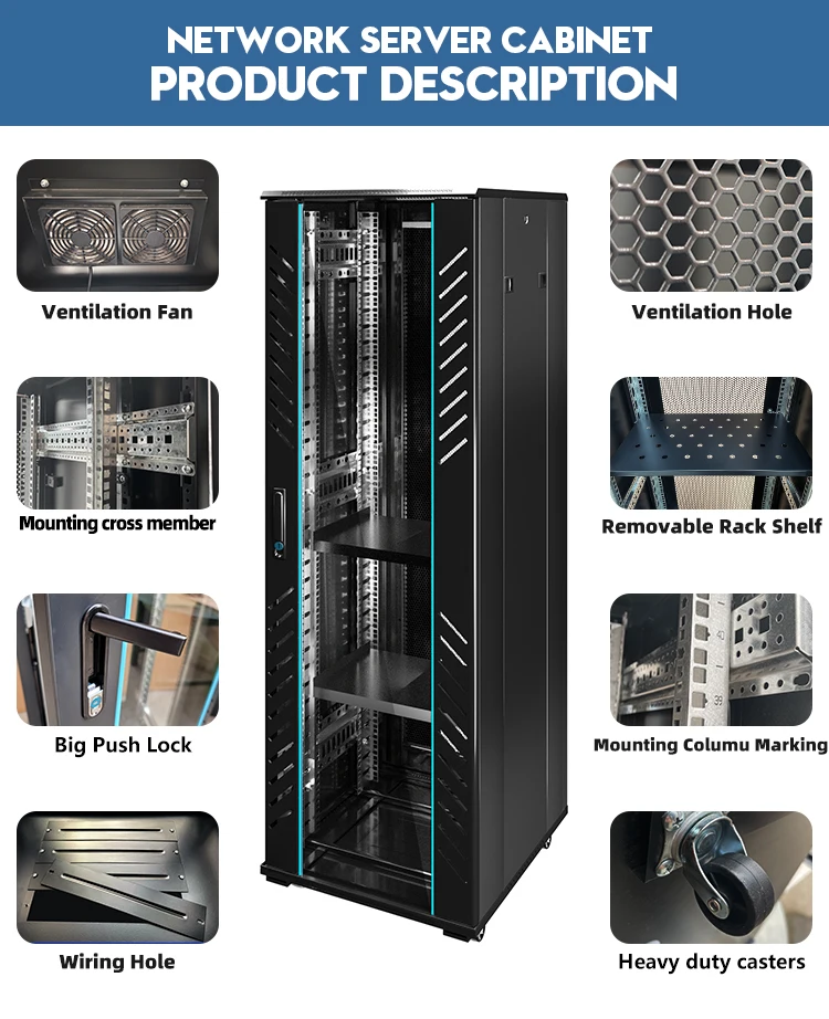 19-inch Data Center Enclosures - Durable & Versatile Racks