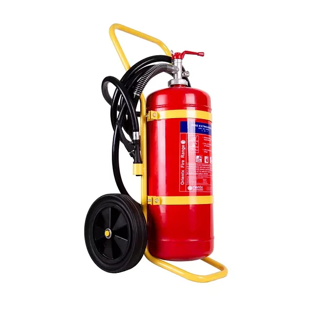 Quality Assurance Firefighting Equipment Trolley Cart Type Foam Fire ...