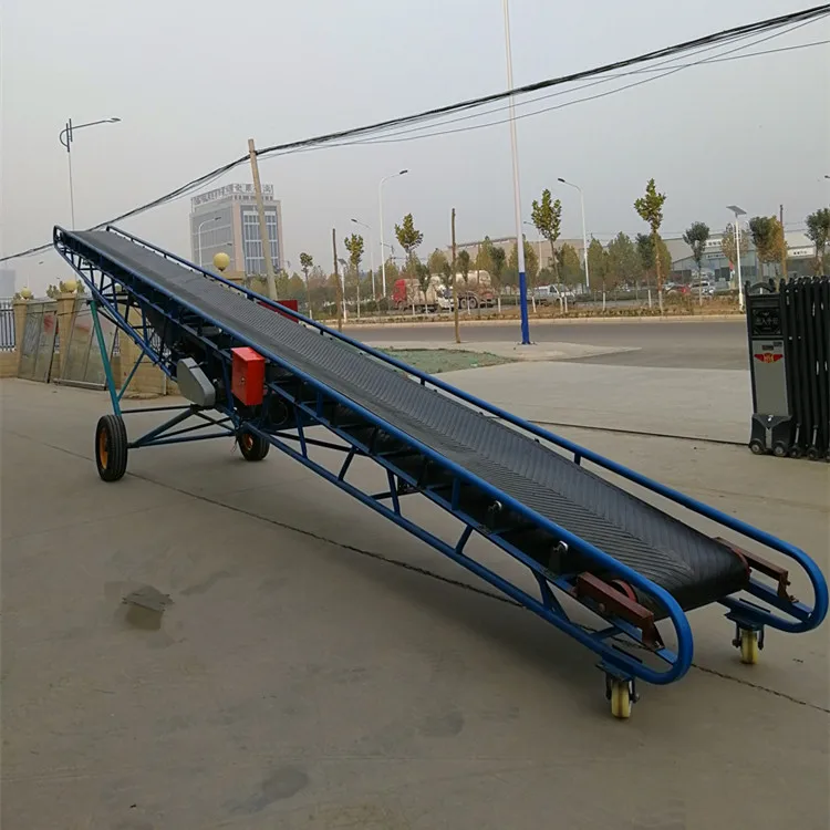 Small Removable Cement Carbamide Belt Conveyor 50kg Bags Loading ...