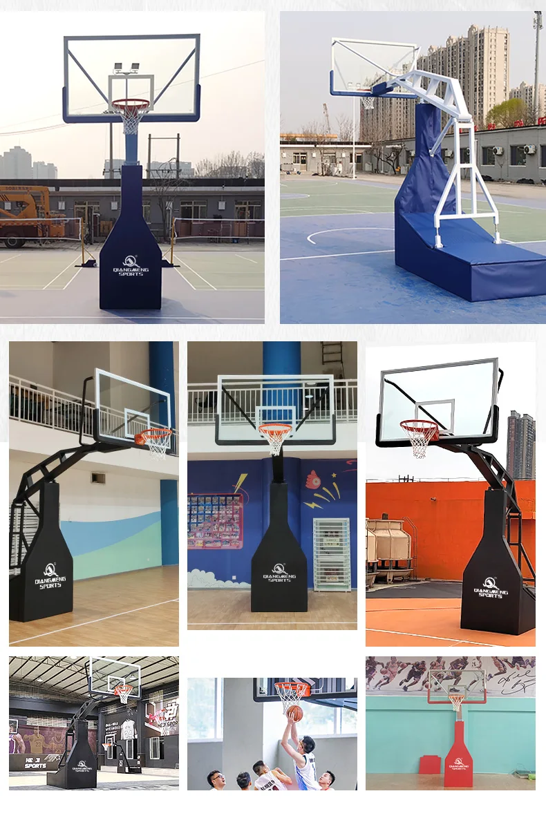 QIANGMENG Adjustable Portable Basketball Hoop - 10 Feet