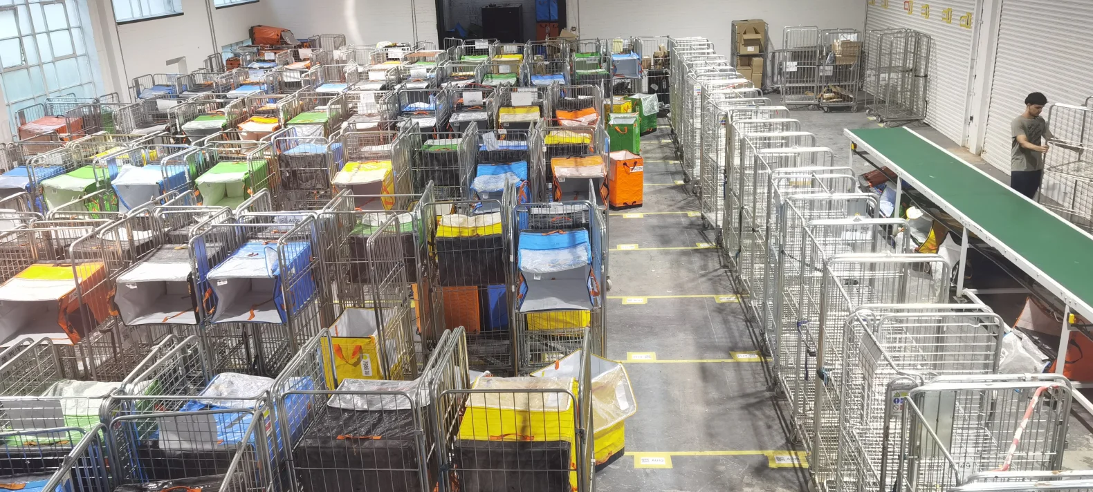 Large Sortation Cube Container Sortation Cube Container Sorting ...