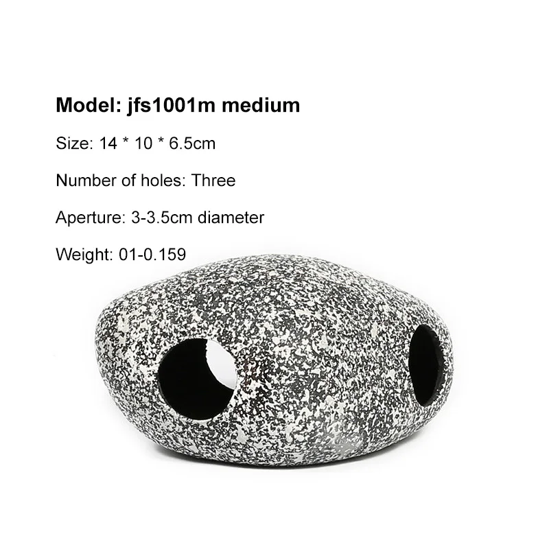 Fish And Shrimp Breeding Marbles Ceramic Rock Cichlid Stone Shelter ...