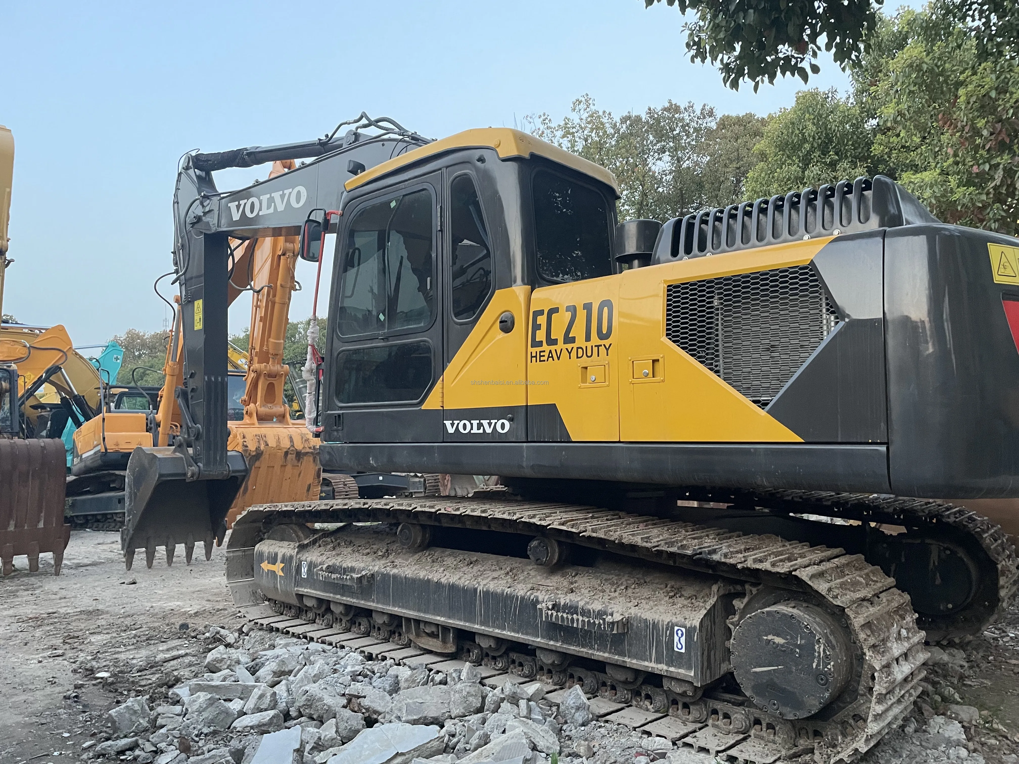 Used Volvo Excavator Ec210 Hydraulic Machinery Multifunctional Crawler ...