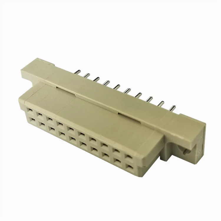 Din 2.54mm Double-row Sockets Female B Type Connector 2 Raws 2*10p Straight Vertical Din41612 ...