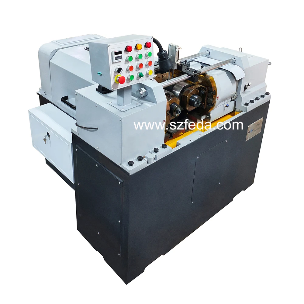 Hydraulic Automatic Thread Rolling Machine Construction Site Knurling ...