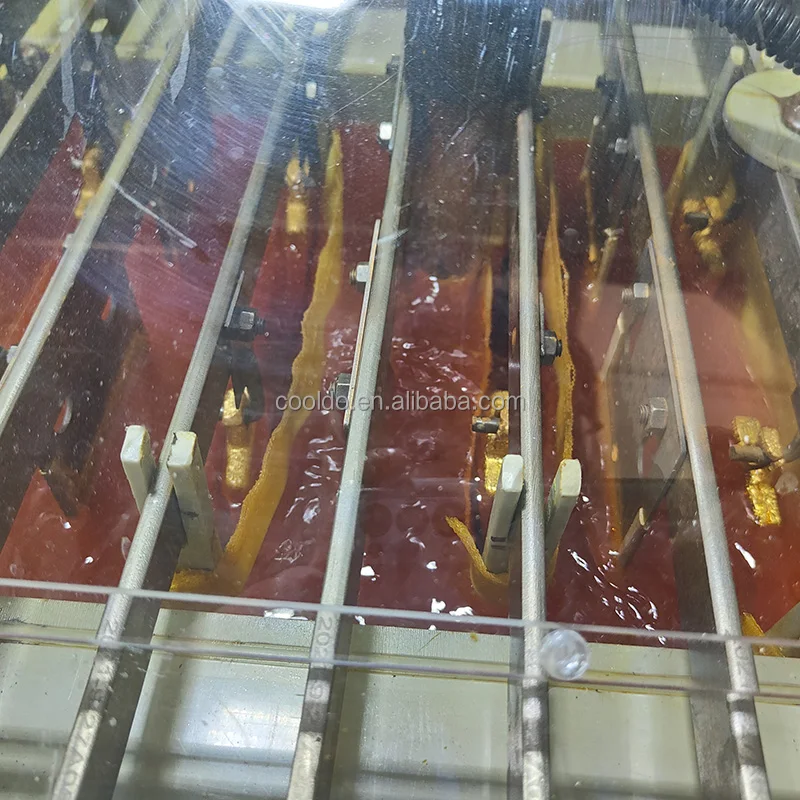 Pure Gold Electrolytic Refinery Machine 99.999% - High Productivity