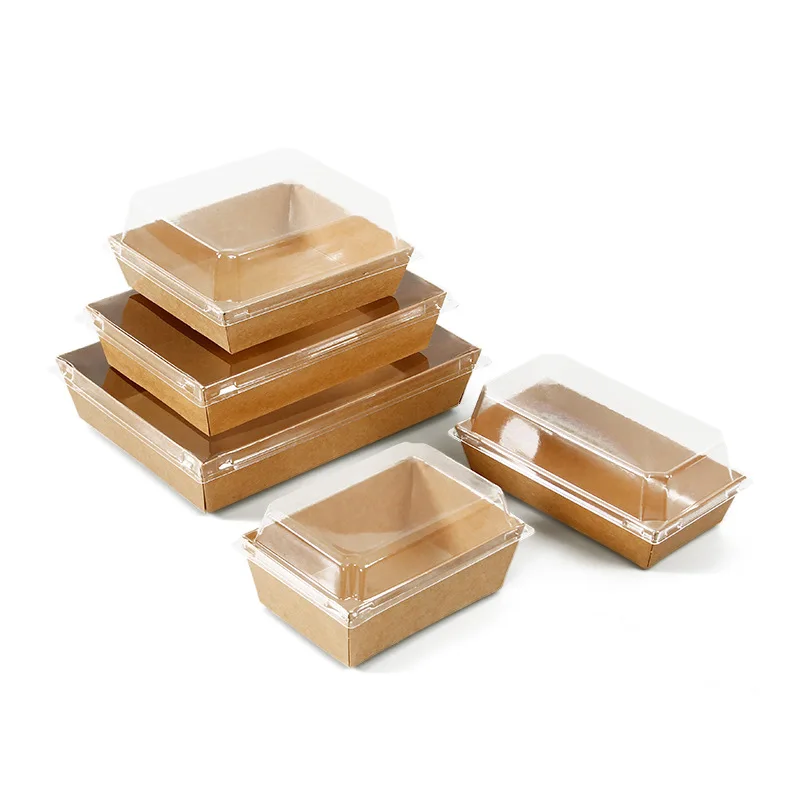 Transparent Kraft Paper Boxes - Perfect for Food Packing