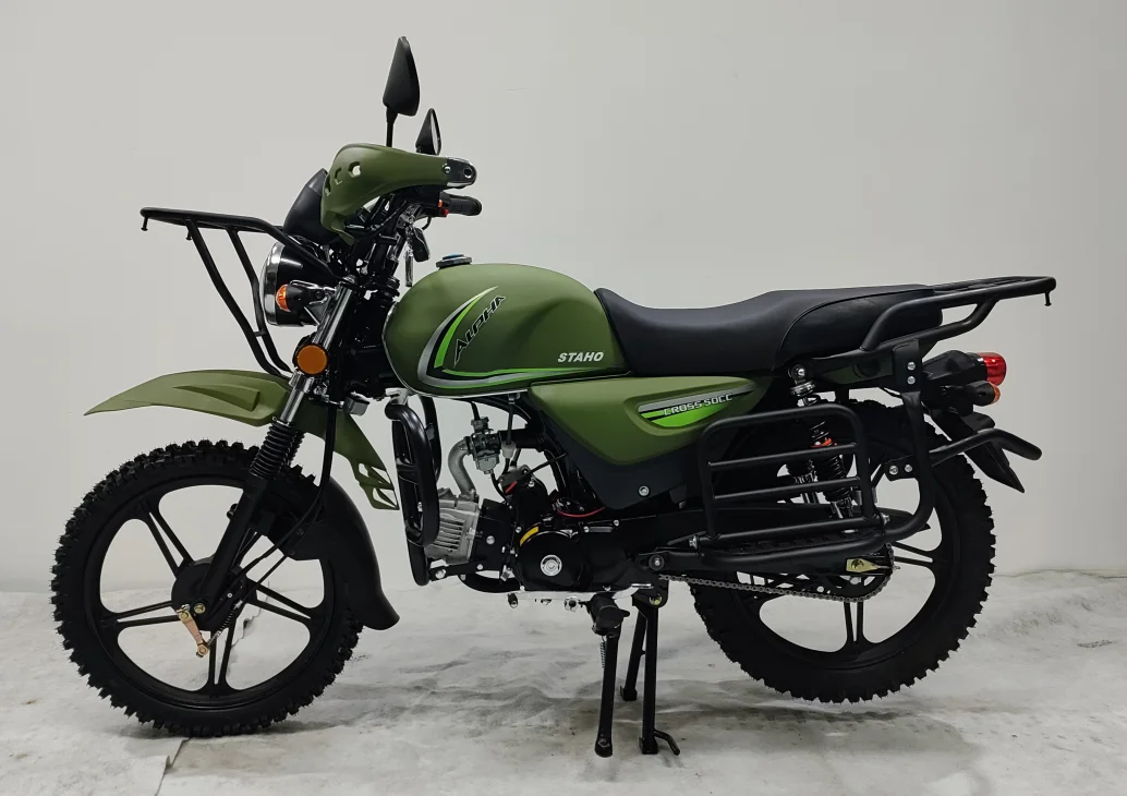 LED Headlight Street Legal OTTC 50cc Motorcycles Alpha Chopper ...