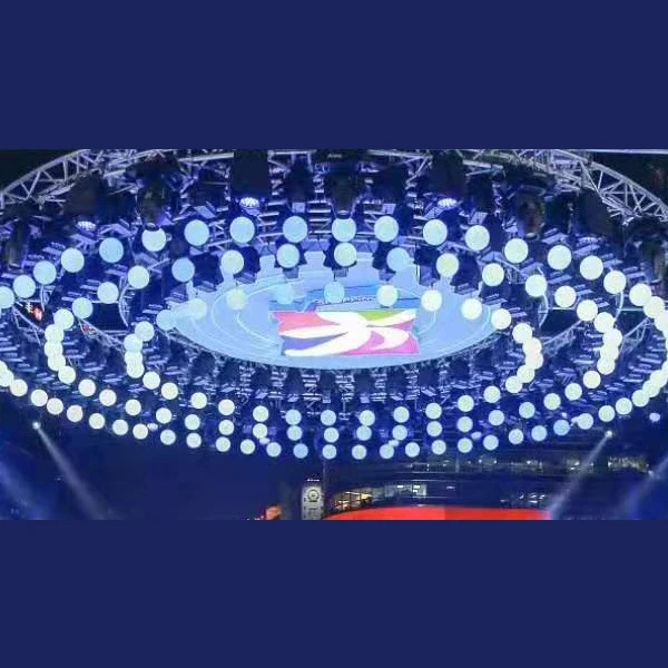 Circular Stage Lighting Event Ball Orbisfly Lights Winch Lifting DMX ...