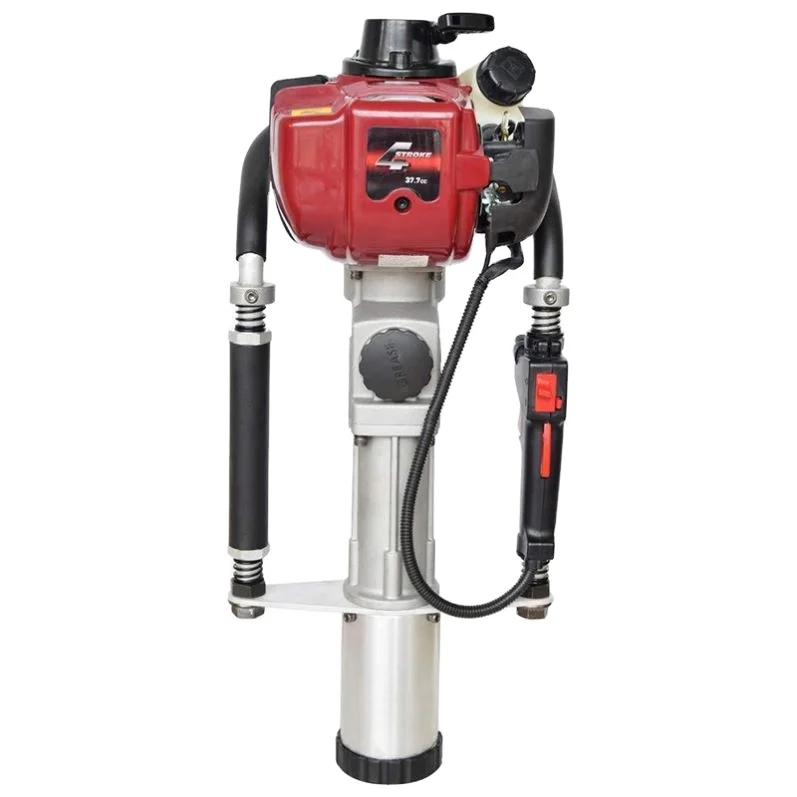65gpd-140f Powerful 4-stroke Petrol Fence Knocker Post Pile Driver High ...