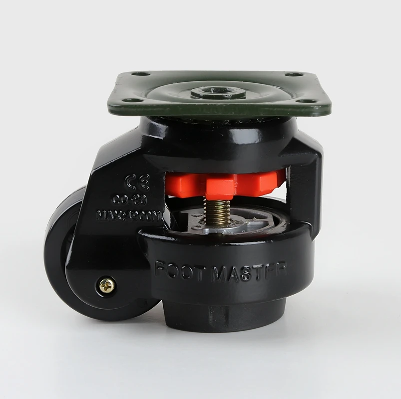 Height Leveling Adjustable Removable Heavy Duty Esd Plate Caster Wheel ...