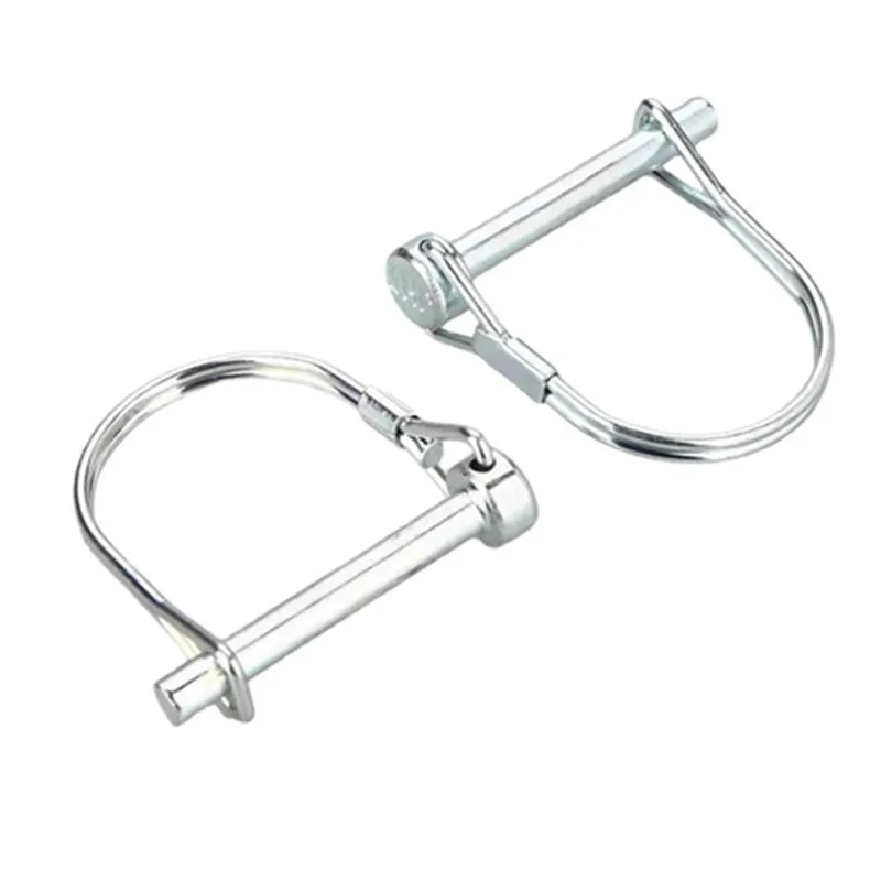 Heavy Duty Marine Trailer Coupler Safety Pin D Ring Round Arch Locking ...