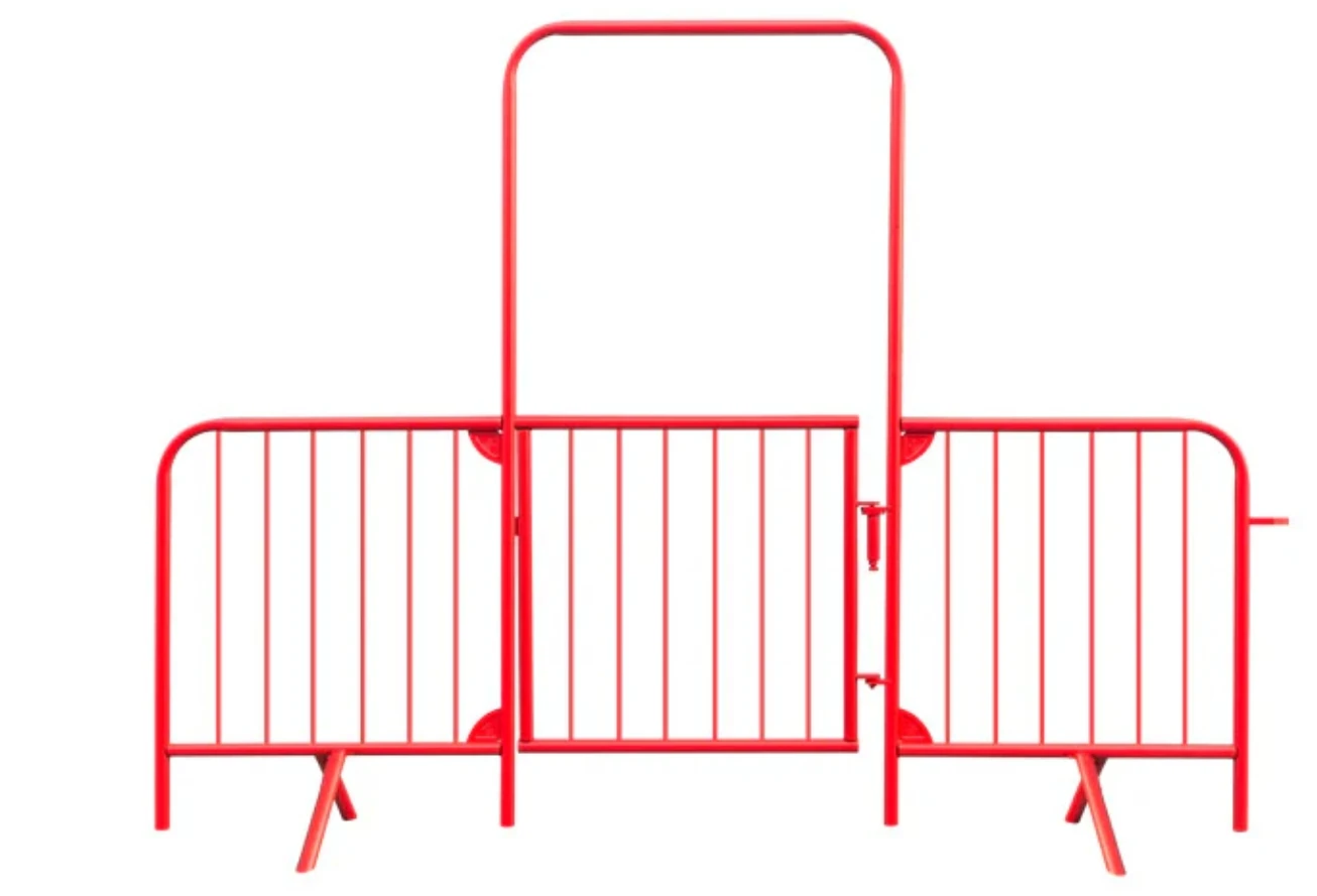 Walkthrough Crowd Control Barrier with Fixed Legs and Spring Loaded ...