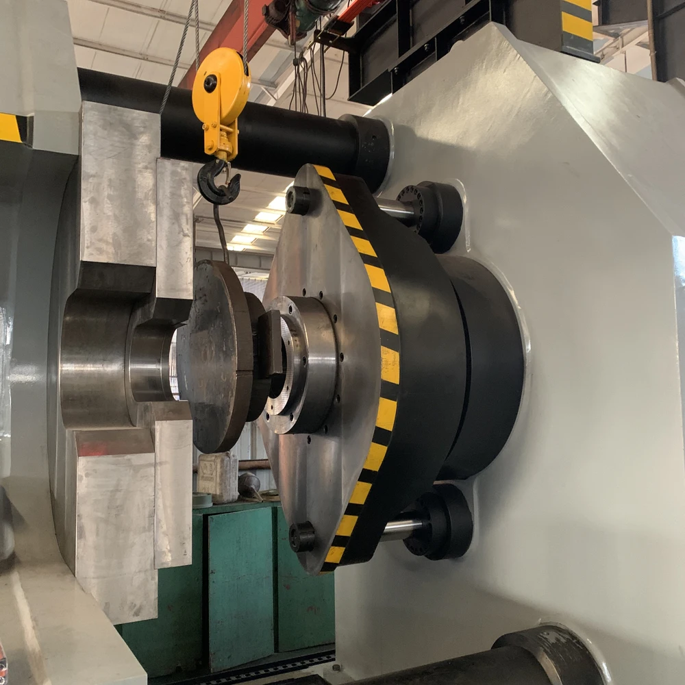 High Configuration 630 Ton Horizontal Hydraulic Press Wheel Axle Repair ...