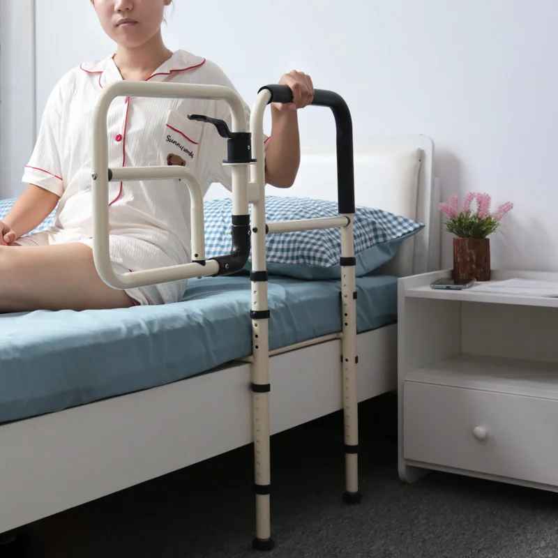 Safe and Comfortable: Adjustable Bed Assist Rail for Fall Prevention