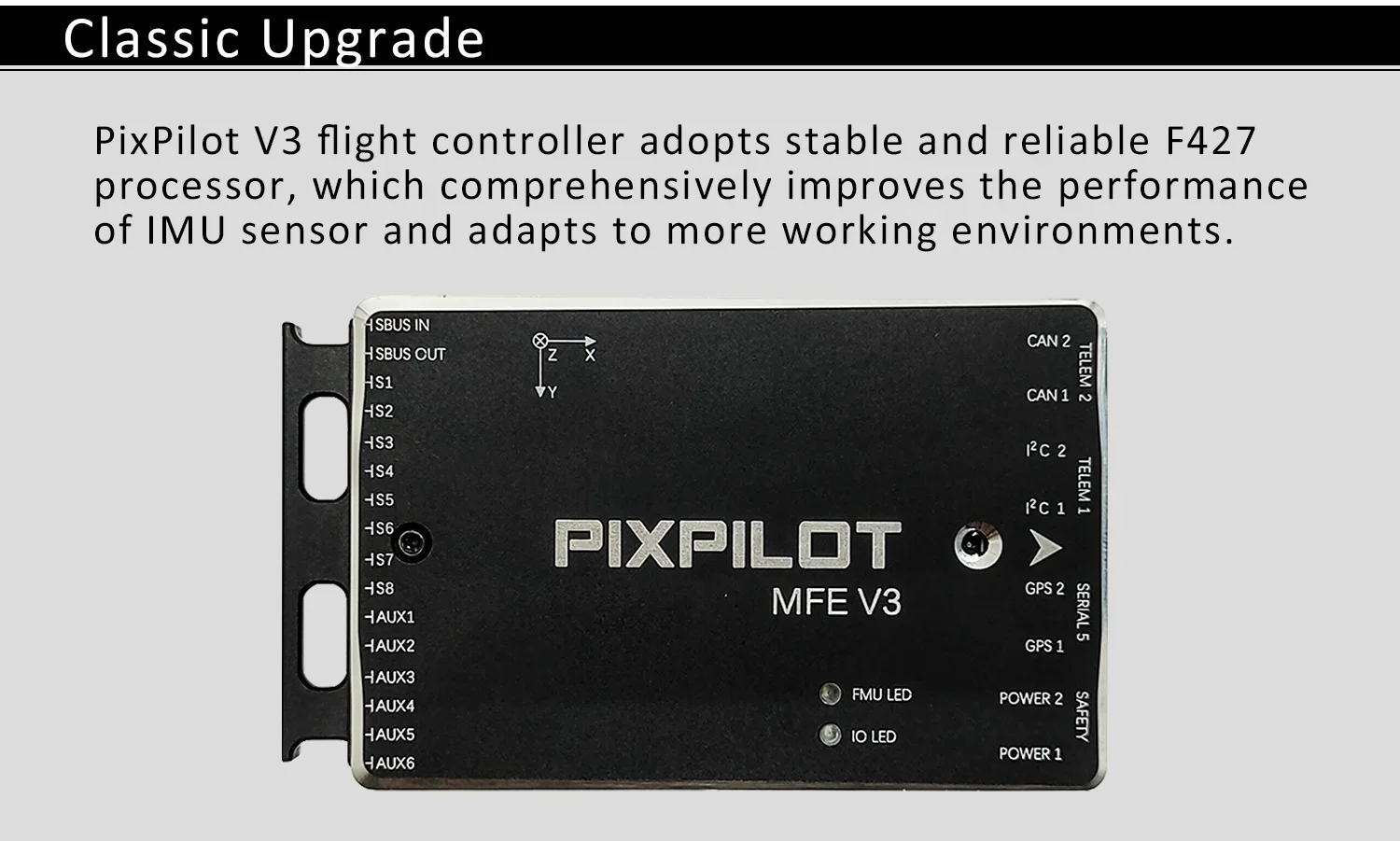 Makeflyeasy Pixsurvey V3 Flight Control - Open Source Ardupilot