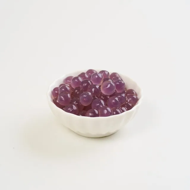 Grape Flavored Boba (frozen Instant,Size 2.5,10.5mm) Tapioca Pearls ...