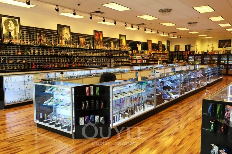 Best Supplier Smoke Shop Dispensary Supplies Display Cabinet With ...