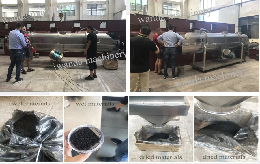 CE Standard Horizontal Fluid Bed Dryer - Sea Salt Drying