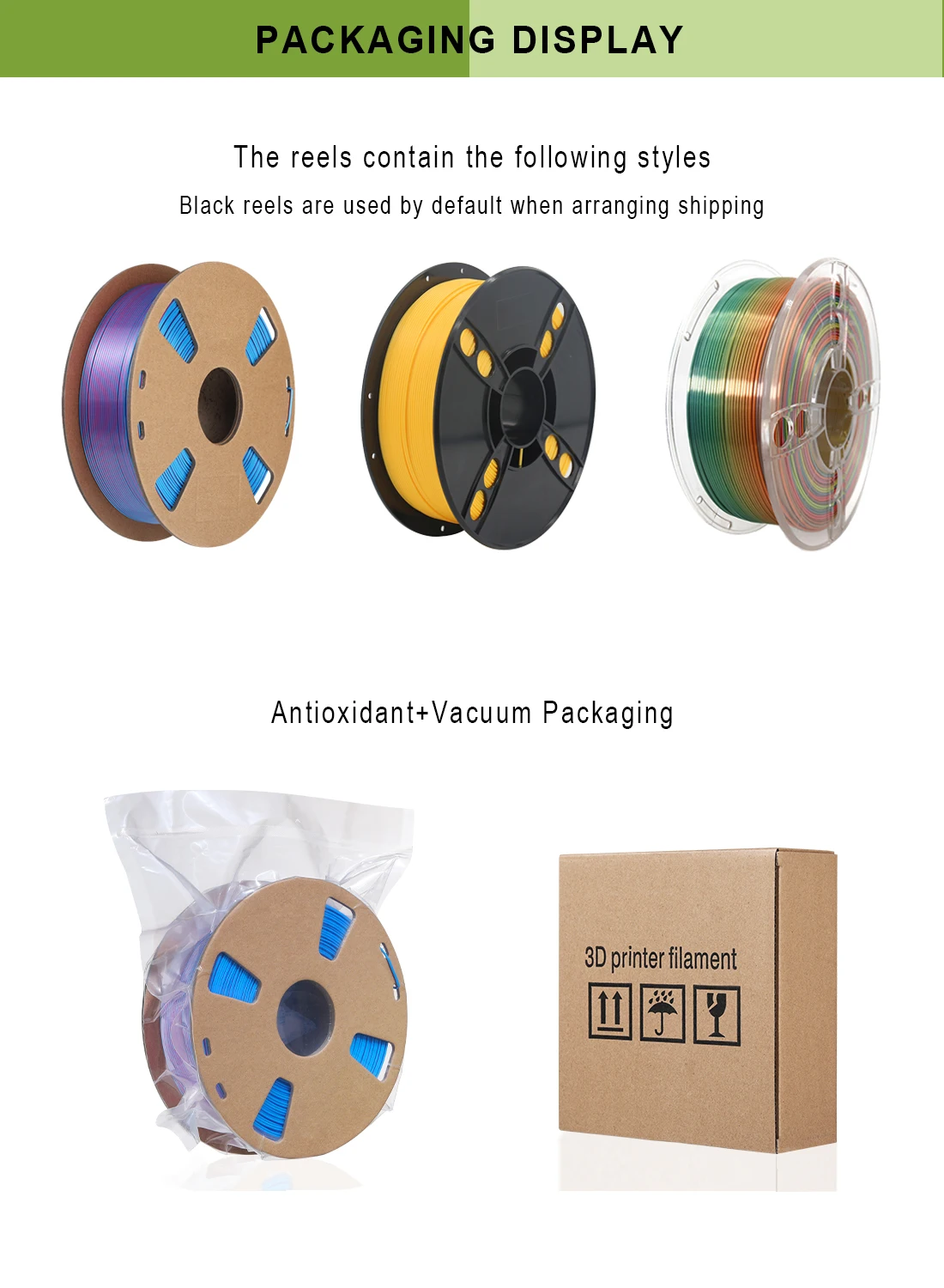 Silk Tricolor Pla Filament,1kg Tricolor Filament For 3d Printing 1.75mm ...