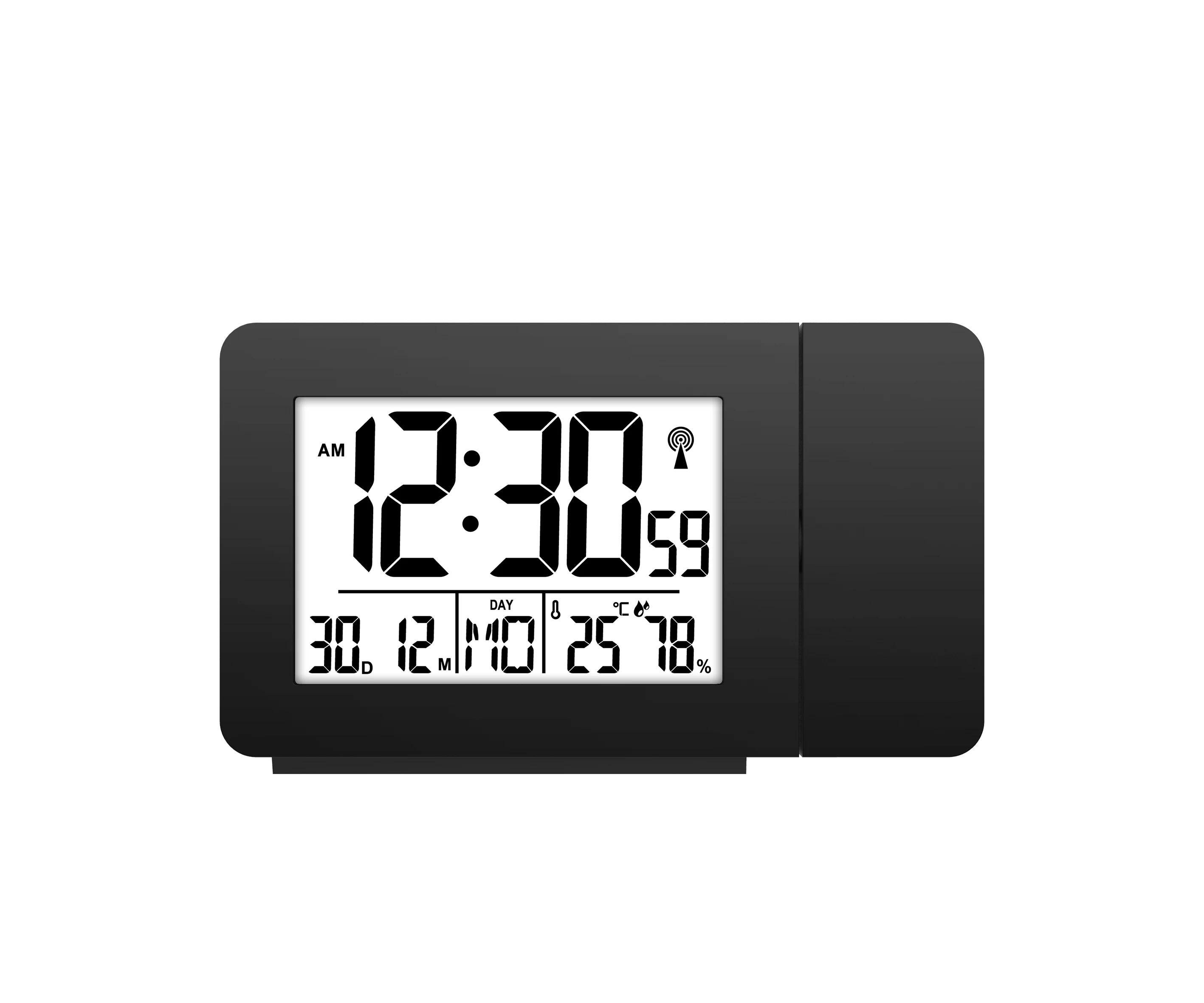 Alarm Clock Digital With Projection- fanjuhome.com