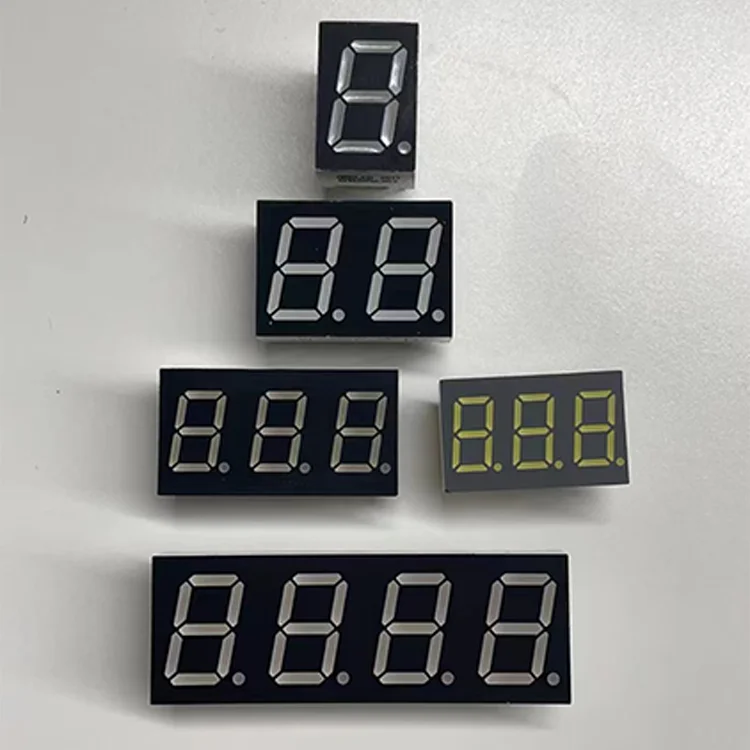4 Digit 7 Segment Display 5 Inch 7 Segment Led Display Side View Led ...