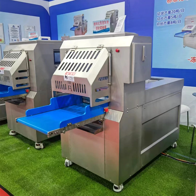 Industrial Frozen Meat Cube Cutter Dicing Machine Frozen Meat Square ...