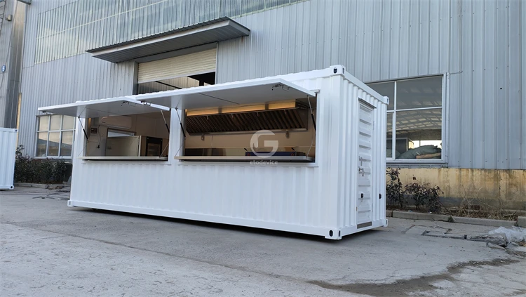 20ft Kitchen Cafe Container Coffee Shop - Low Cost Prefab