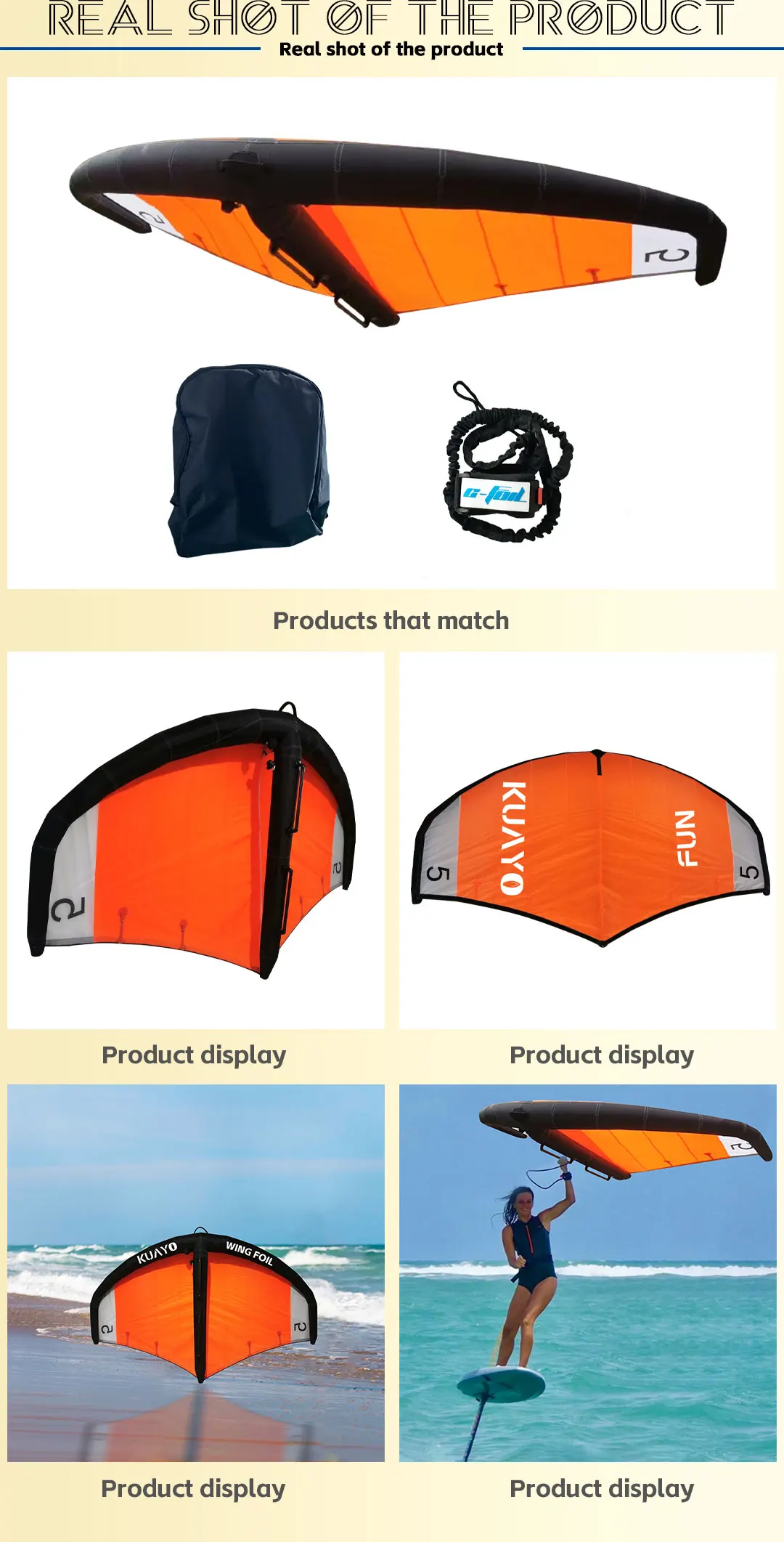 Factory Price Carbon Fiber Wind Sail Kitesurfing Kite Anti-tear With ...