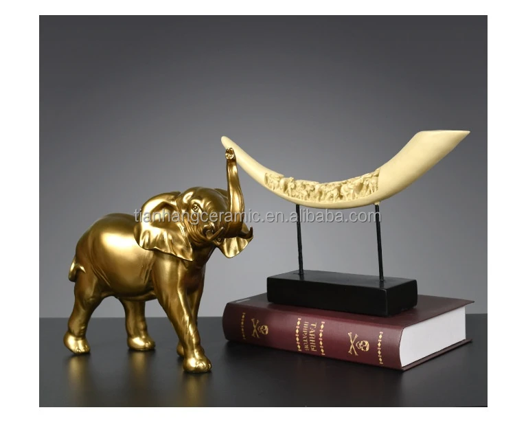 Nordic Modern Luxury Living Room Trinkets Creative Elephant Crafts ...