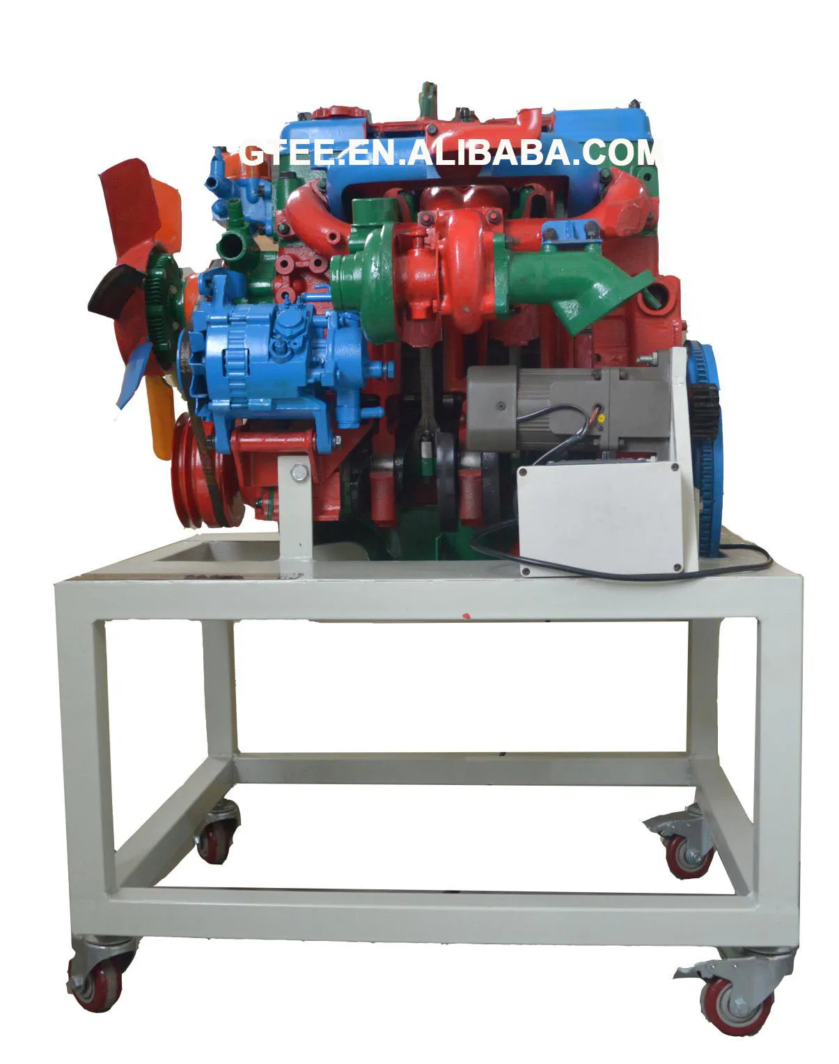 SECTIONAL CUT 4 CYLINDER DIESEL ENGINE DEMONSTRATION PACKAGE