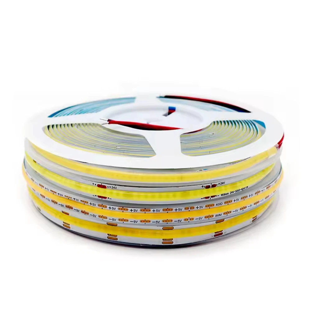 Flexible Led Cob Strip Light Rgb Dotless Led Strip For Landscape ...