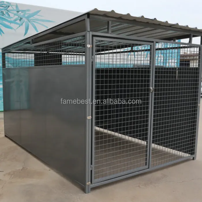 Powder Coated Dog Shelter For Large Dog,OutDoor Dog Kennel Walk Kennel ...
