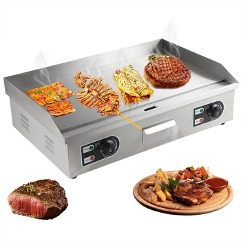 Dorayaki Teppanyaki Machine Grill Hot Plate Commercial Stainless Steel ...