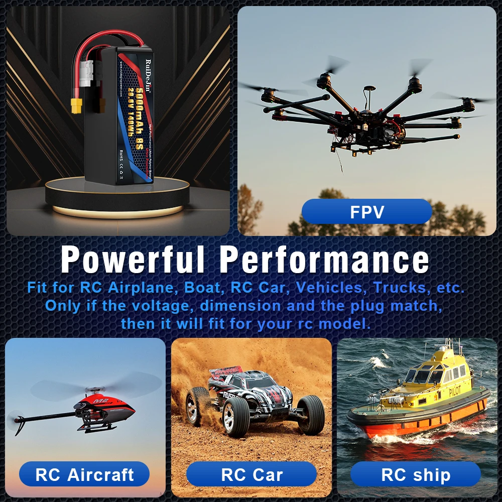 6S 22.2V 10000Mah 6000Mah 8000Mah 22000Mah Lipo Battery 3S 6S 60C 100C ...