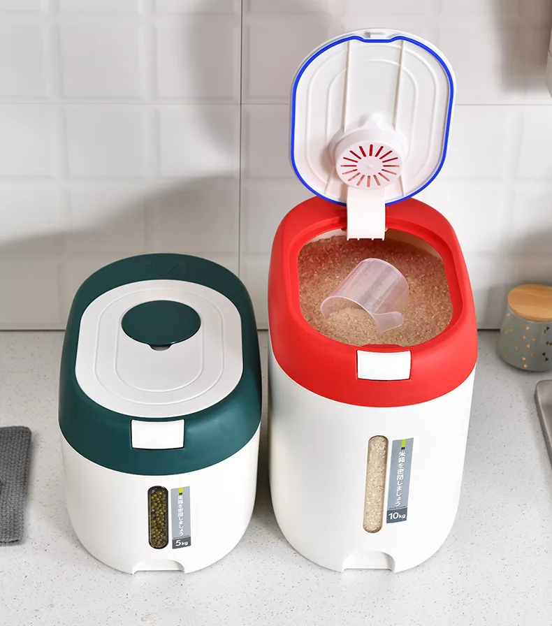 Hot Selling Multifunctional Plastic Rice Dispenser Moisture Proof ...