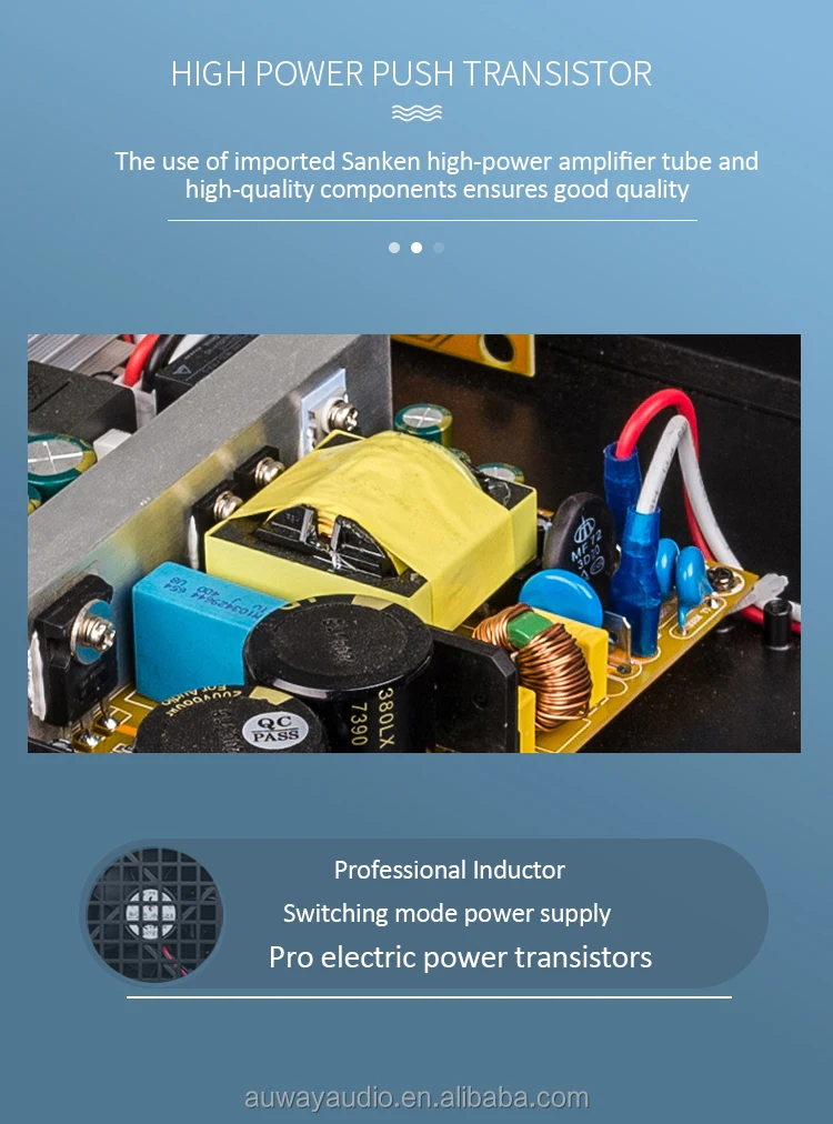 1 U Class-d Amplifier 1000 Watt Price 110v -220v Switch Cvr D-1002 ...